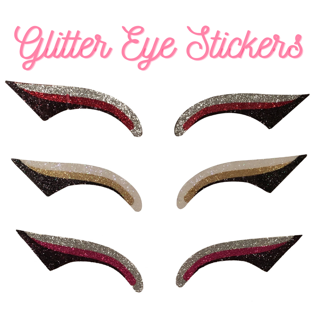 Pretty Girl Cosmetics | Glitter Eye Stickers | Cheer and Dance Makeup