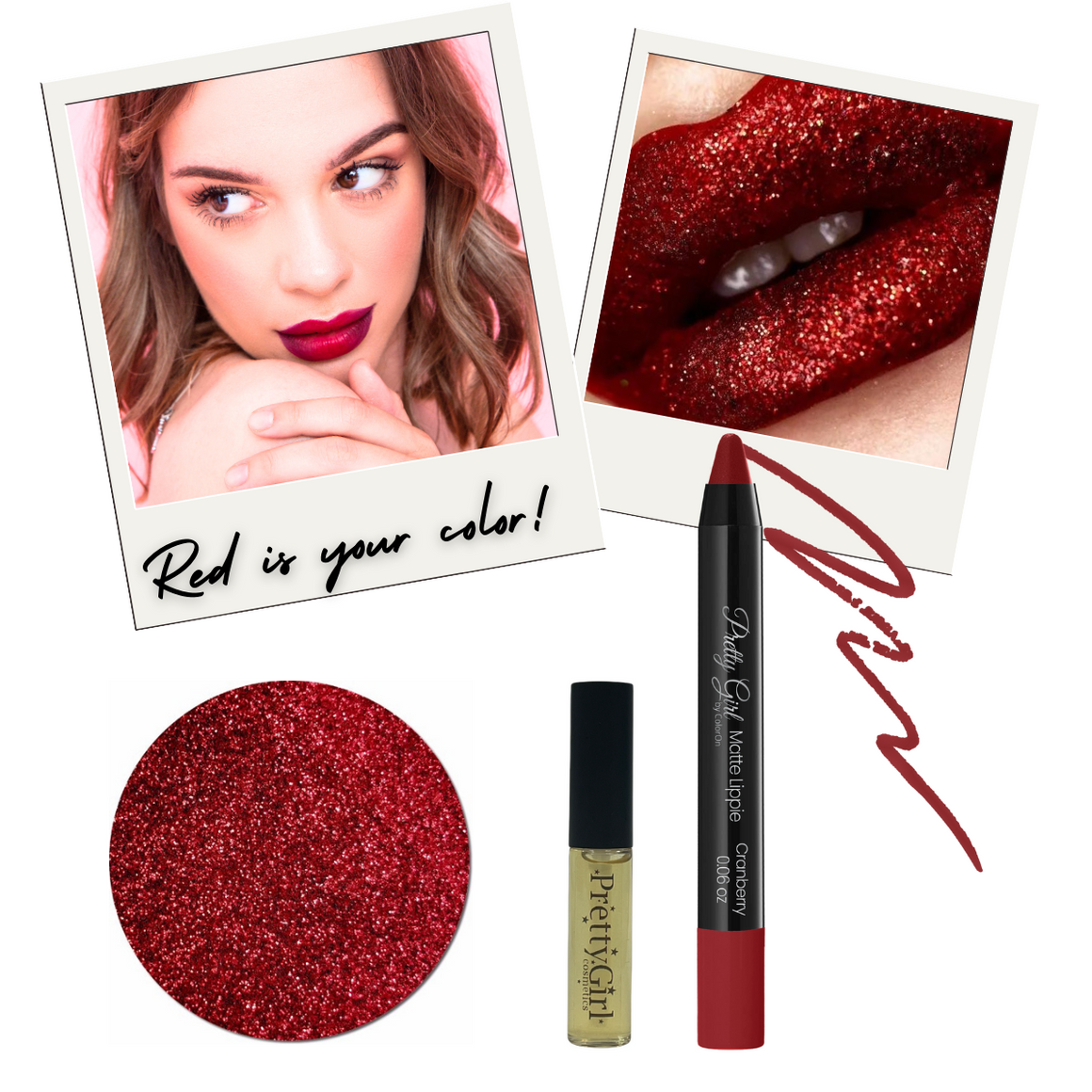 Glitter Lip Kits - Cheer Makeup | Dance Makeup | Team Makeup Kits ...